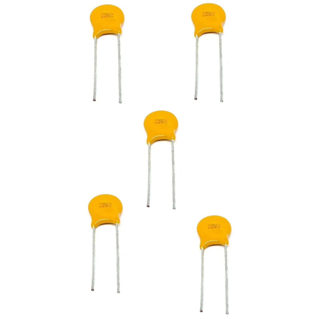 Kit 05pçs Varistor Myg S10k201 10k201 130v 10mm | Shopee Brasil
