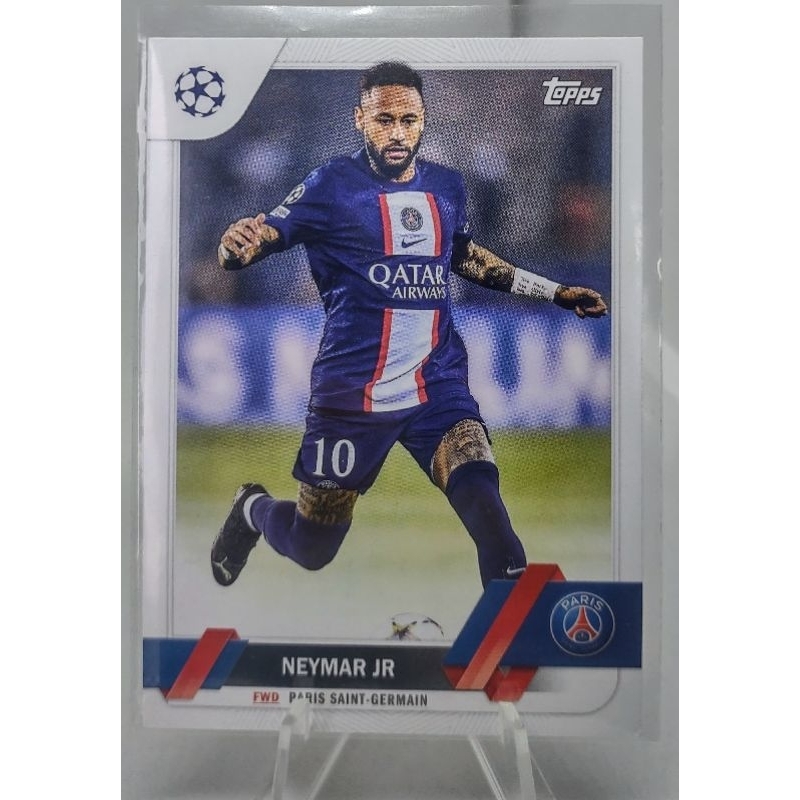 Card Neymar Jr Topps UEFA Champions League 2023 | Shopee Brasil