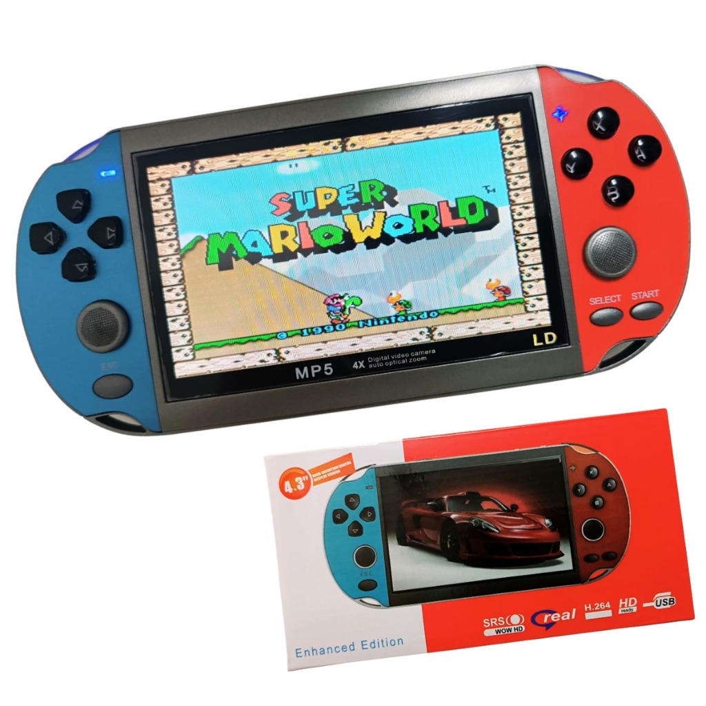 Psp MP5 4.3-Polegadas Handheld Game Console Retro Portátil Game Console 8G Built-In 10 000 Jogos ...