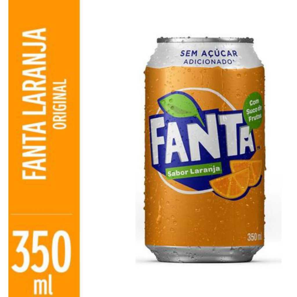Refrigerante Fanta Laranja Sem Açúcar 350ml | Shopee Brasil