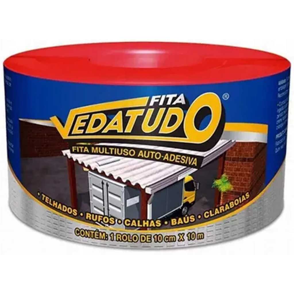 Fita Asfáltica Autoadesiva Aluminizada Driko 10cm x 10m | Shopee Brasil