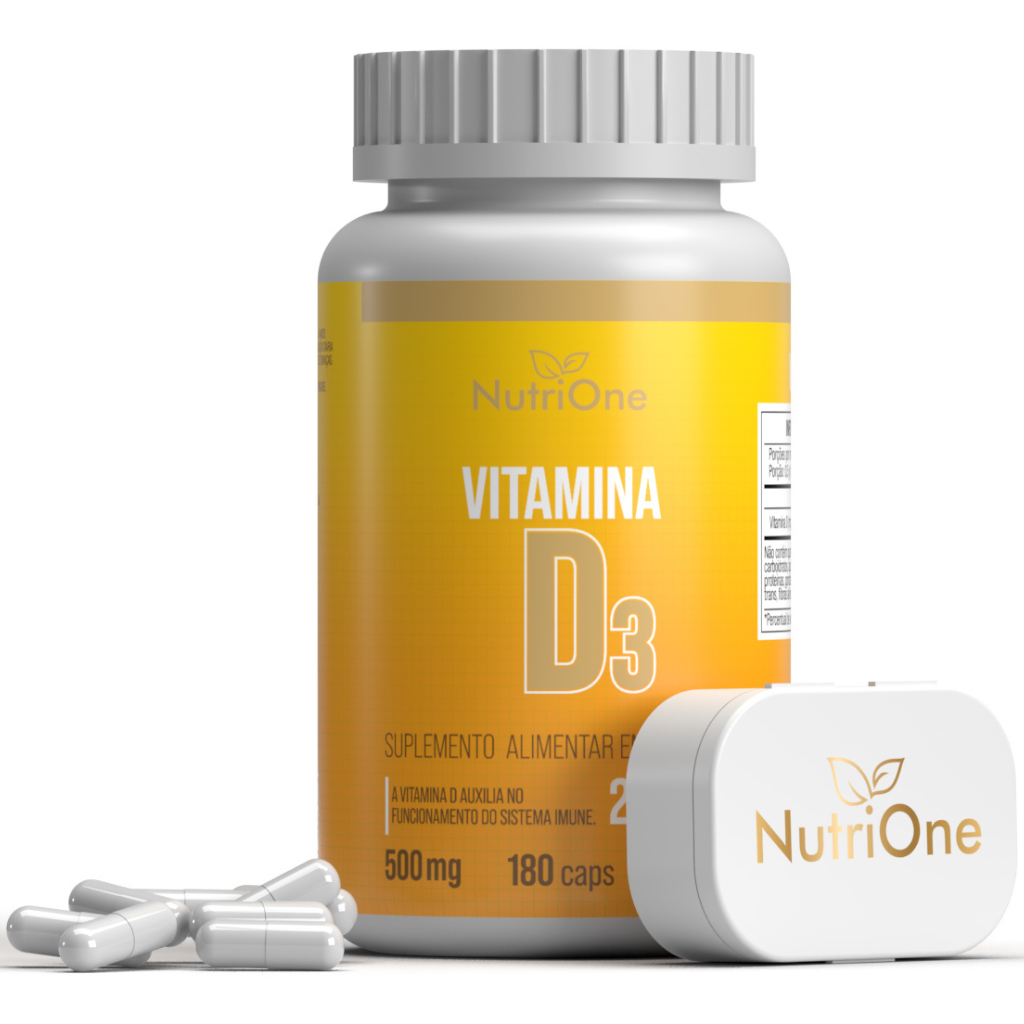 Vitamina D3 2.000Ui 180 Cápsulas - Nutrione | Shopee Brasil