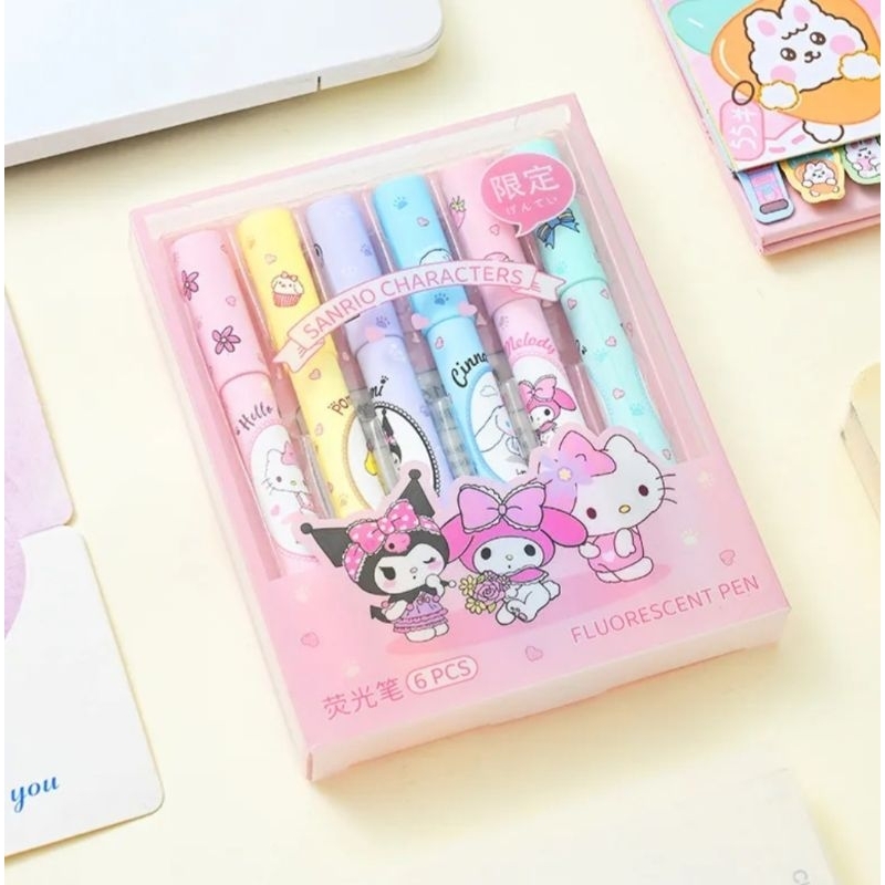 Marca texto Sanrio Kawaii Turma Hello Kitty | Shopee Brasil