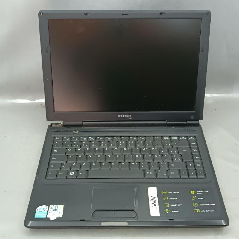 Notebook CCE Win c5fa (defeito Leia) | Shopee Brasil