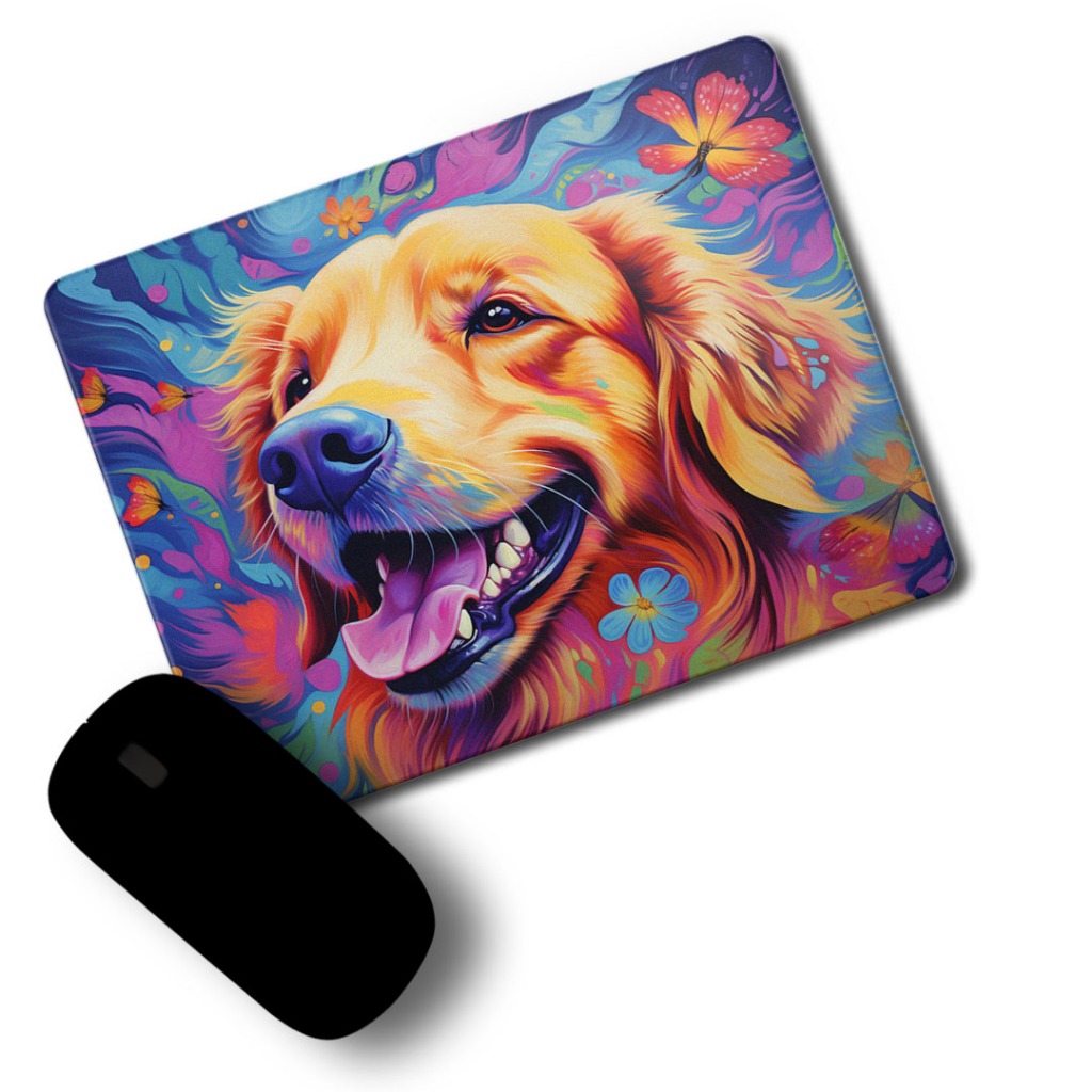 Mouse Pad de Cachorro GOLDEN RETRIVER | Shopee Brasil