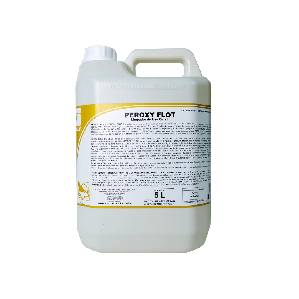 Peroxy Flot Flotador Spartan - 5 Litros | Shopee Brasil