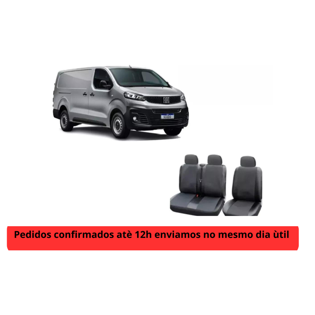 capas automotivas de poliester para assentos da nova van fiat scudo ...