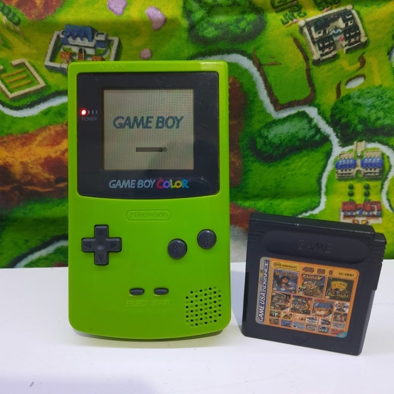 Game Boy Color Kiwi Verde Nintendo gbc - Escorrega o Preço