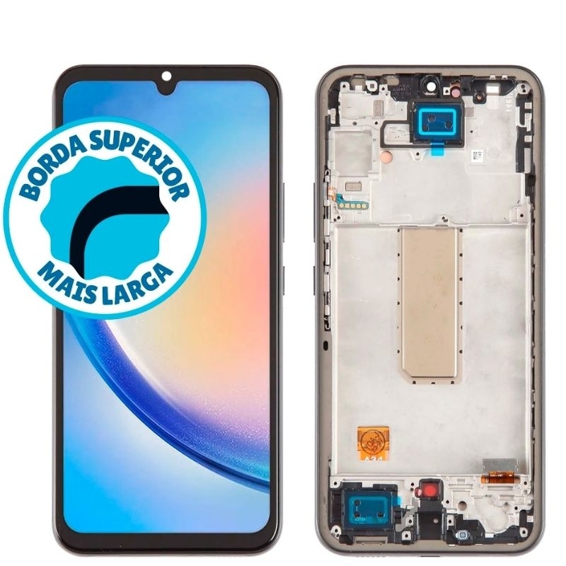 Tela Display Lcd Samsung Galaxy A34 5G A346 Oled Com Aro Borda maior | Shopee Brasil
