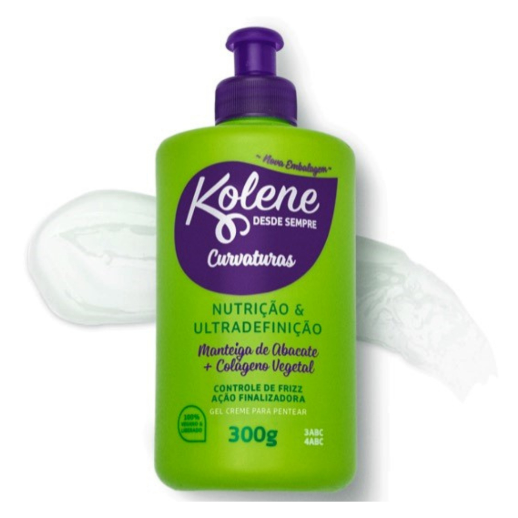 Gel Creme para Pentear Kolene Curvaturas 300ml | Shopee Brasil