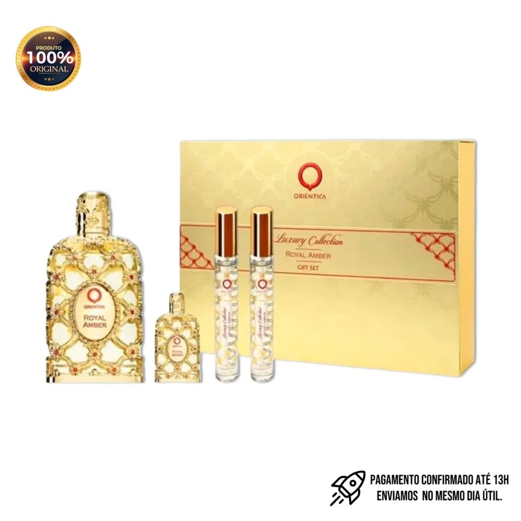 Kit de Perfumes Orientica Luxury Collection Royal Amber Eau De Parfum ...