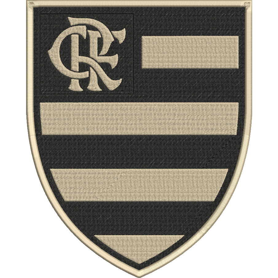 PATCH BORDADO TERMOCOLANTE ESCUDO FLAMENGO DOURADO CRF | Shopee Brasil