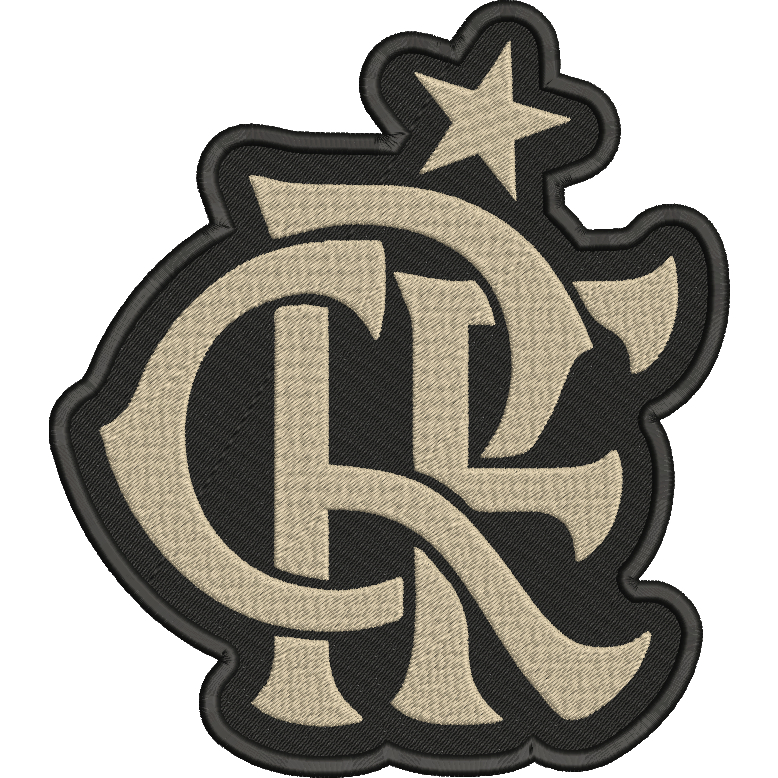 PATCH BORDADO COM TERMOCOLANTE - ESCUDO DO FLAMENGO CRF SIMBOLO ...