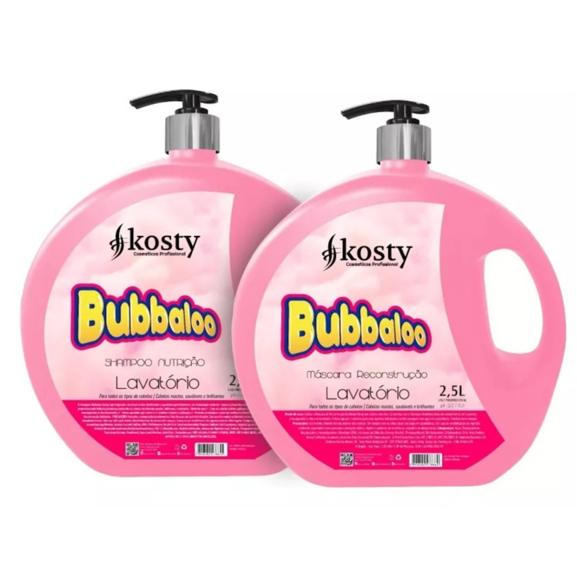 Kit Bubbaloo 2,5l Kosty Brilho Intenso | Shopee Brasil