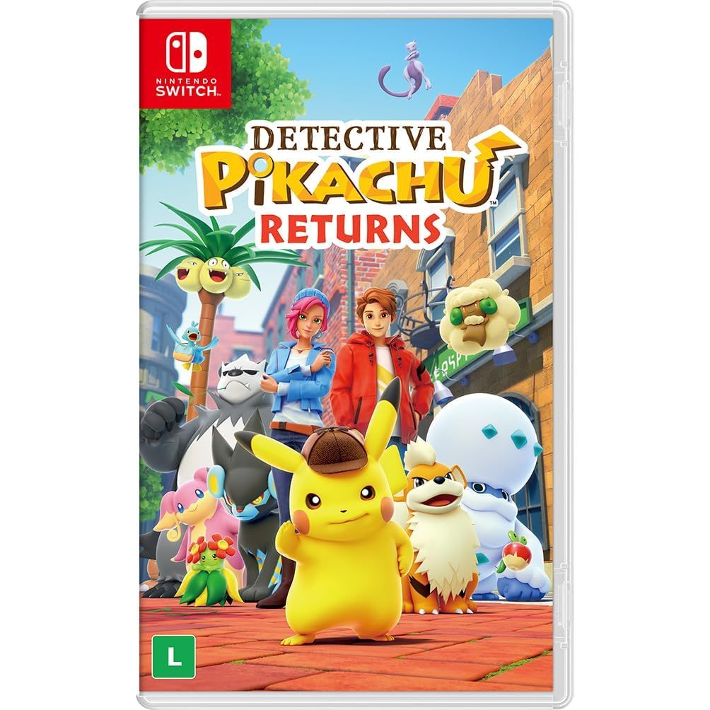 jogo detective pikachu returns - nintendo switch (BRA) | Shopee Brasil