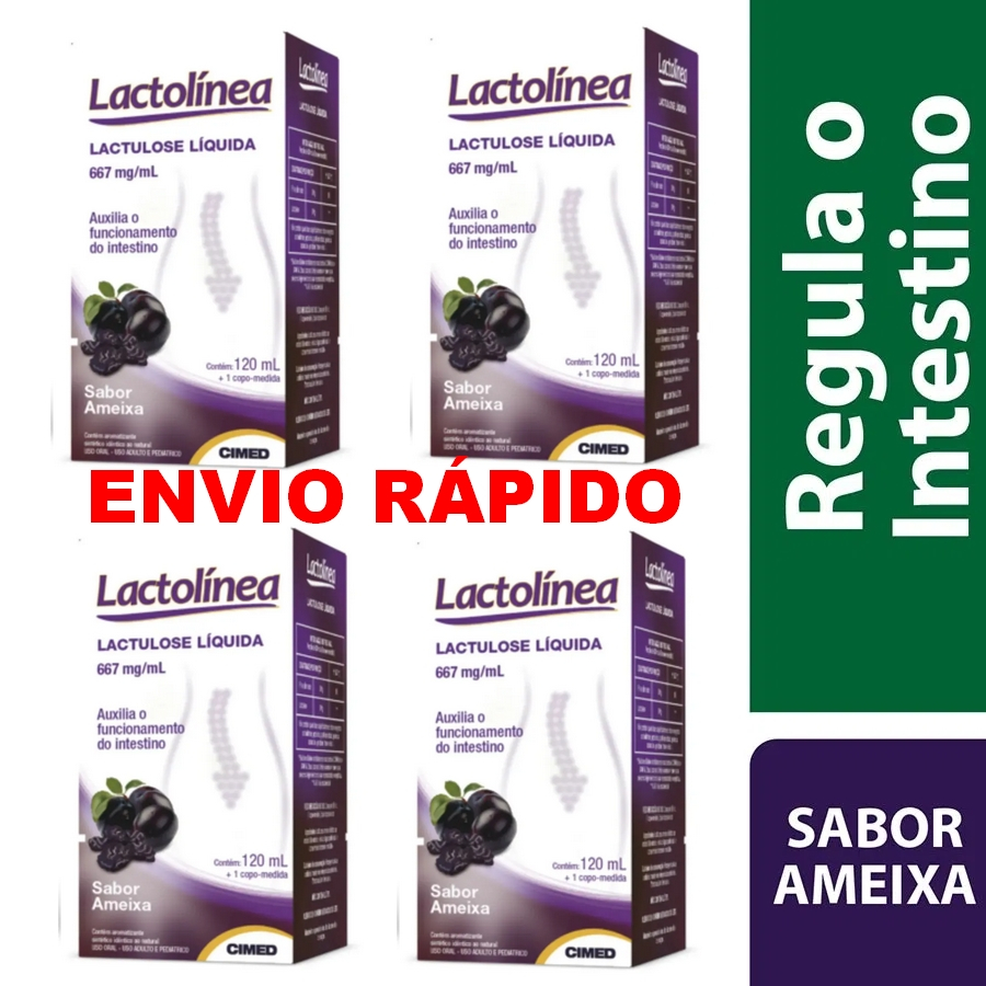 Regulador Intestinal Lactolinea Lactulose Líquida | Shopee Brasil