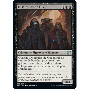 Discipulos de Gix - Magic The Gathering | Shopee Brasil