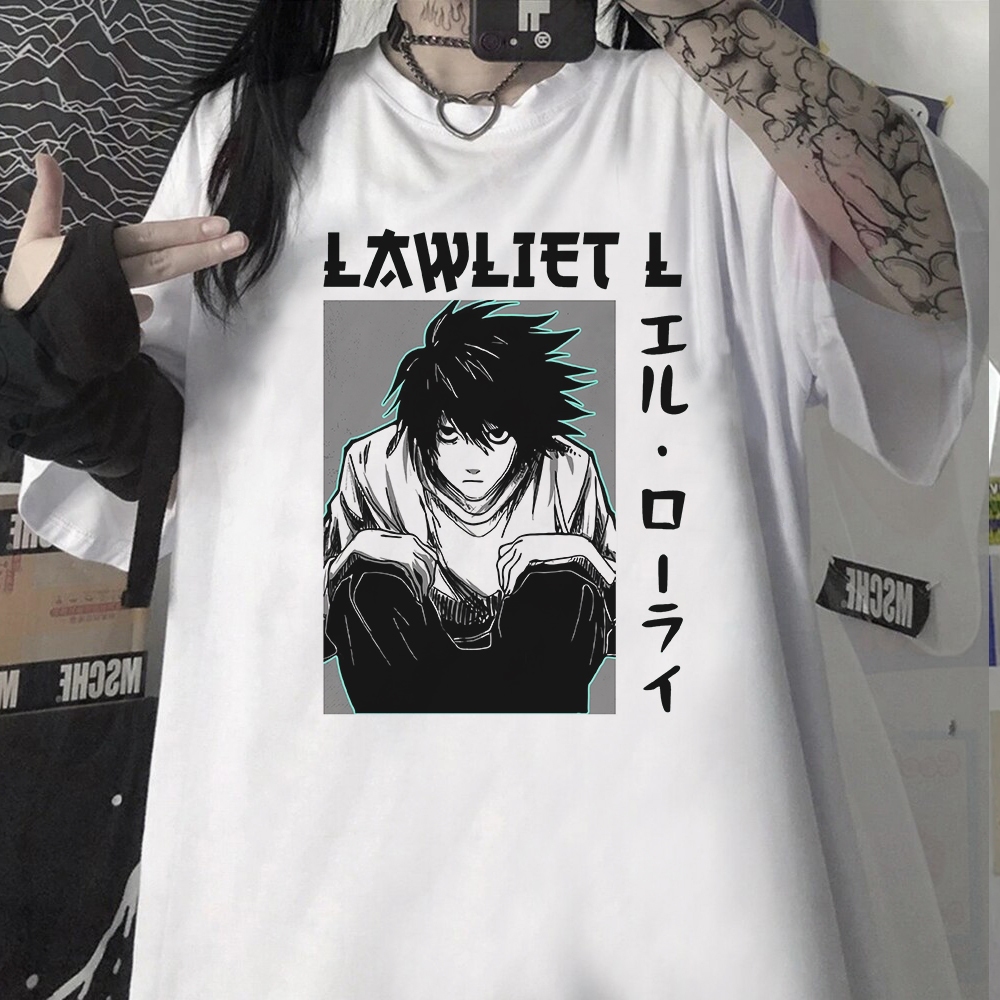 Camiseta L Death Note | Shopee Brasil