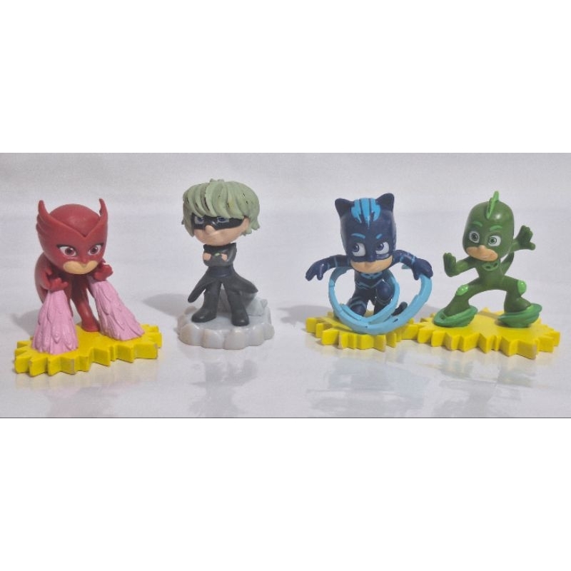 Coleção 4 bonecos Pj Masks miniaturas Frog box | Shopee Brasil