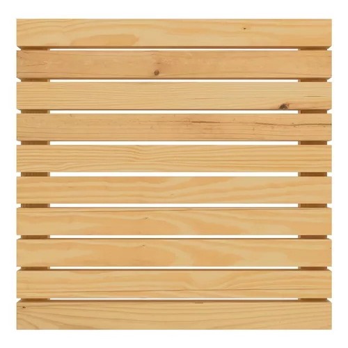 Kit Com 2 Unidades Deck De Piso Com Rodinhas Tablado Madeira Maciça ...
