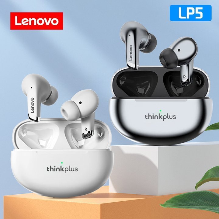 Fones de Ouvido Bluetooth Lenovo Livepods LP5 Sem Fio Thinkplus Original Branco - Pronta Entrega ...