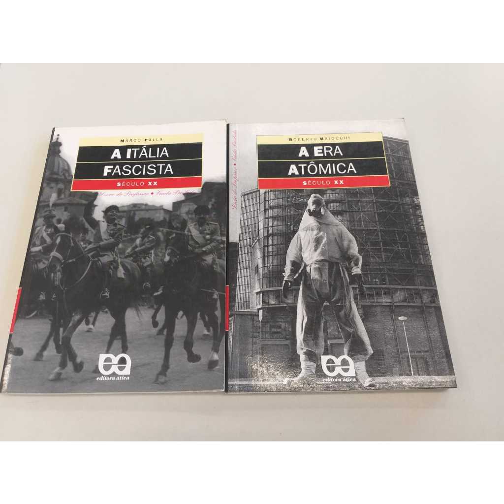 Livros Itália Fascista - Marco Palla e Era Atômica - Roberto Maiocchi ...