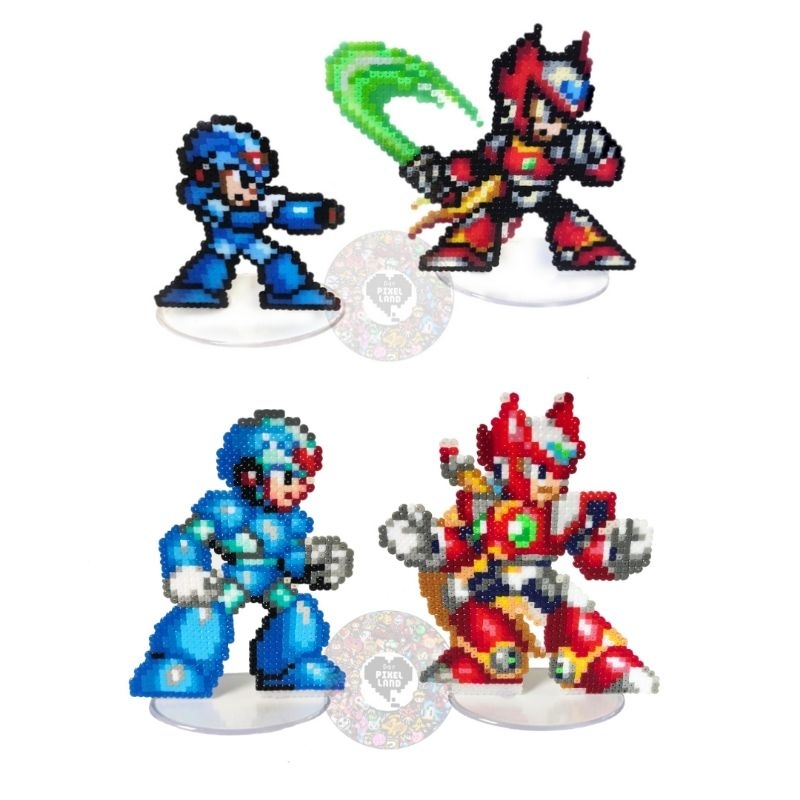 Mega Man X Totens Colecionáveis em Pixel Arte | Shopee Brasil