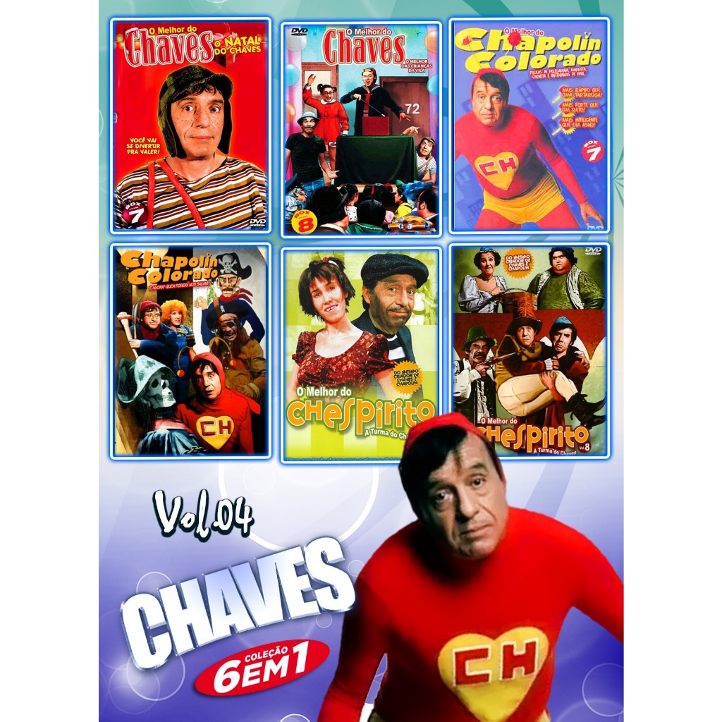 Coleção Chaves 6 em 1 volume 04 | Shopee Brasil