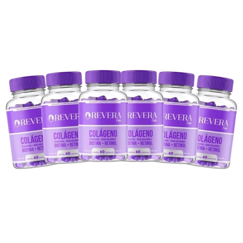 Revera Caps 6 Pote de 60 cápsulas | Shopee Brasil
