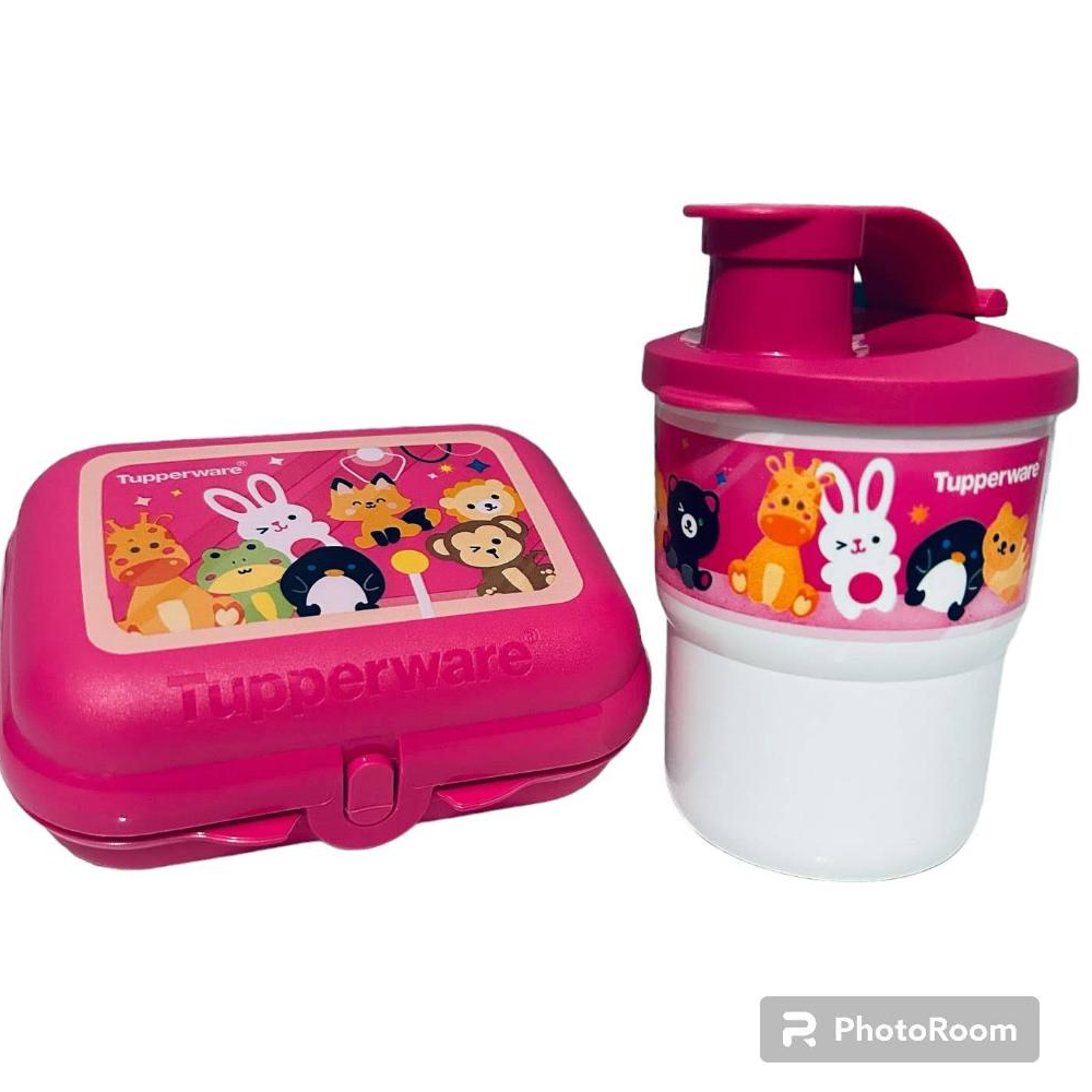 Kit Tupperware Infantil Copo Colors com Bico 225ml + Tupper Snack ...