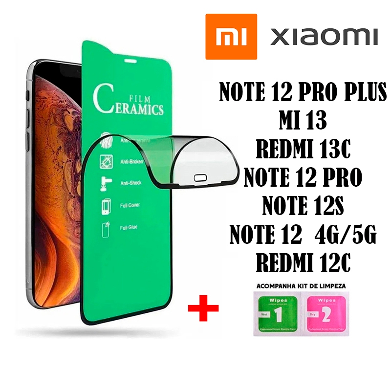 Pelicula 3D MOLE Redmi Note13/Redmi 13/Note 13 Pro/13C/Note12/Note 12 PRO/Note 12s/Redmi 12c ...