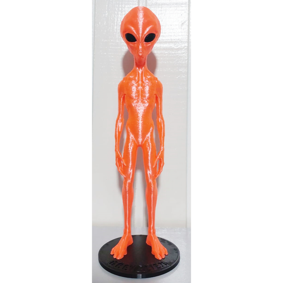 Et, Alien, Alienígena, Extraterrestre, Greys, Realistico, Baseado em Relatos, Boneco Decorativo ...