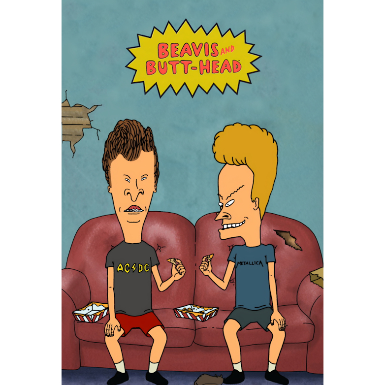 Poster: Beavis and Butt-Head | Shopee Brasil
