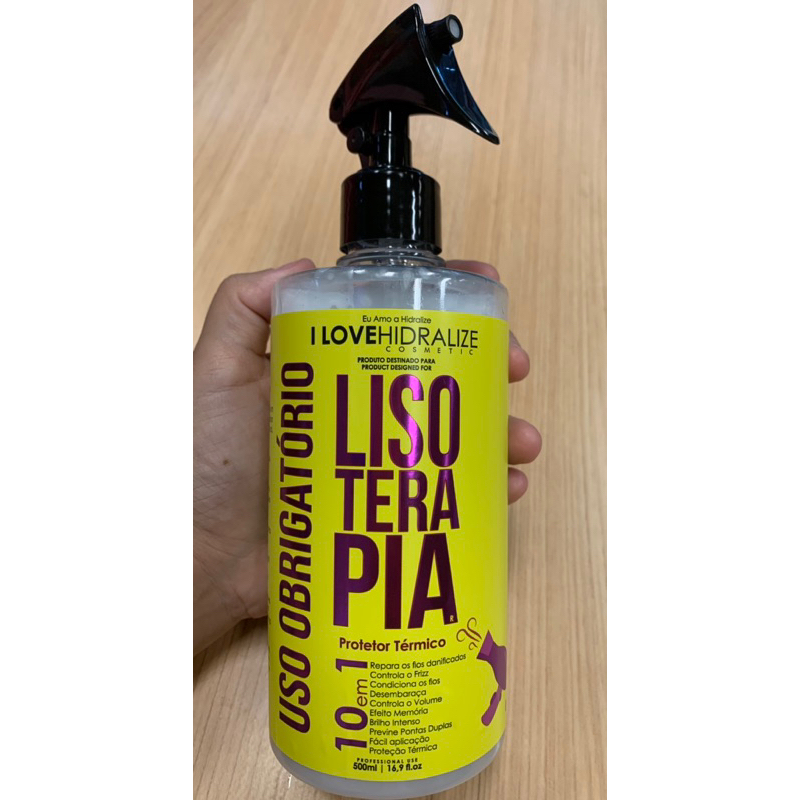 Protetor térmico Lisoterapia Hidralize 500 ml uso obrigatório 10 em 1 | Shopee Brasil