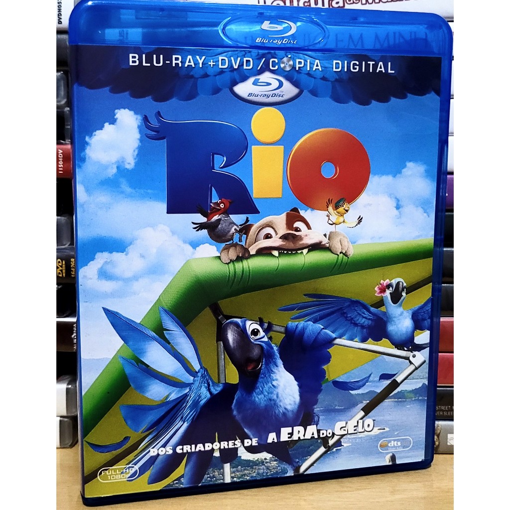 Blu-ray + DVD Rio (Original Seminovo) | Shopee Brasil