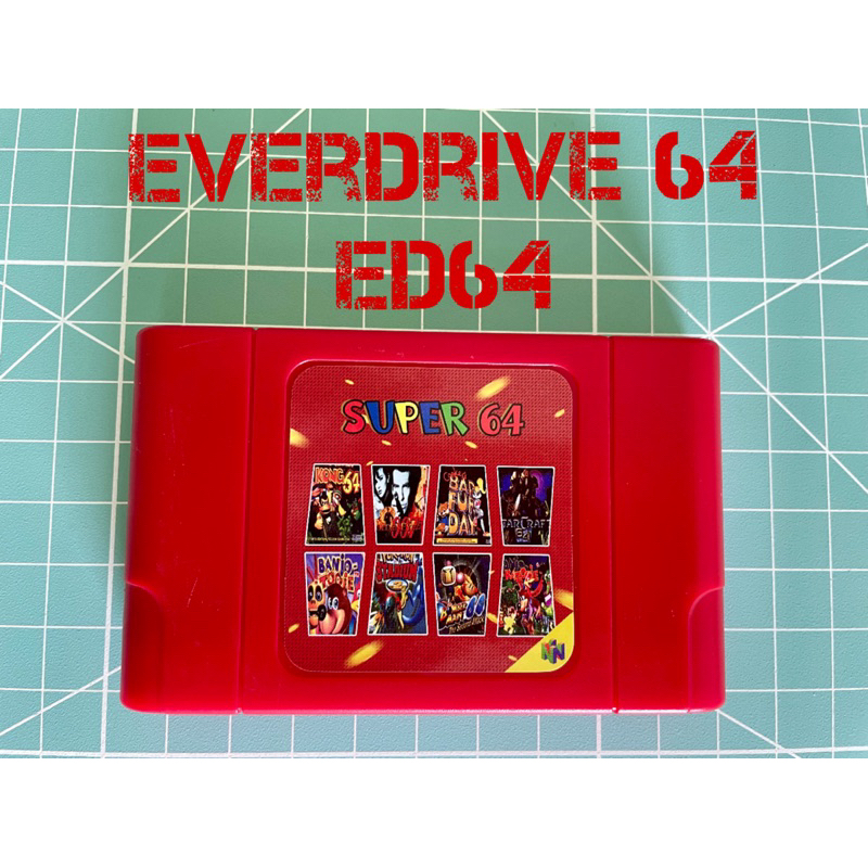 Flashcard Everdrive 64 ED64 modelo 2024 para Nintendo 64 + cartão 16Gb ...