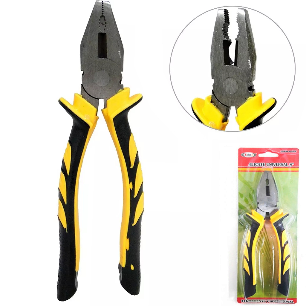 Alicate Universal Hobby 8 Polegadas Ferramenta Multifuncional Super Resistente | Shopee Brasil