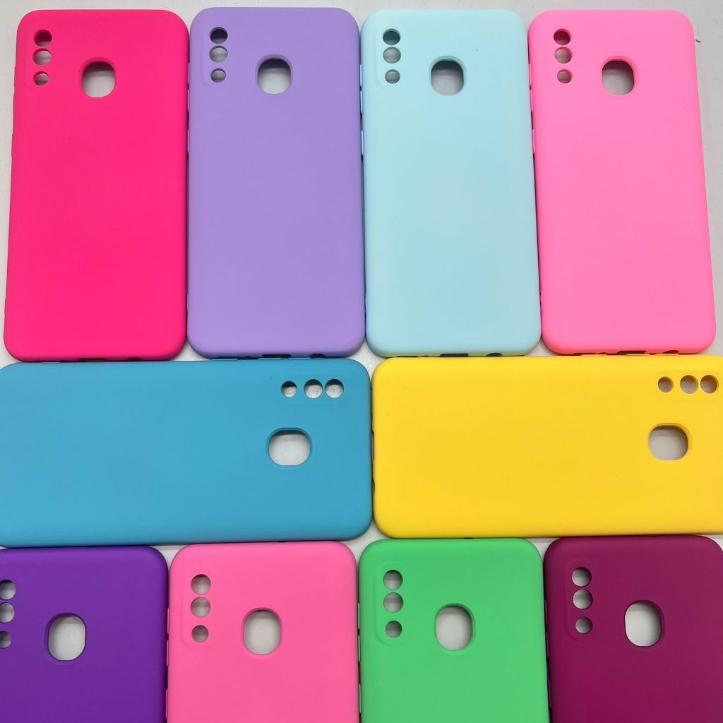 Kit Capa + Pelicula 3D ou Só 1 Capinha para Samsung Galaxy A20 / A30 Aveludada | Shopee Brasil