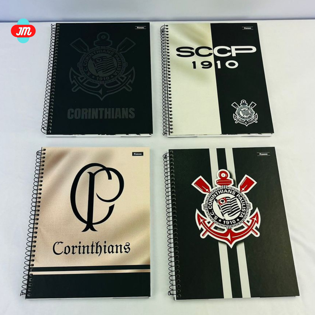 caderno do Corinthians 1 matéria 80 folhas 200mm x 275mm | Shopee Brasil