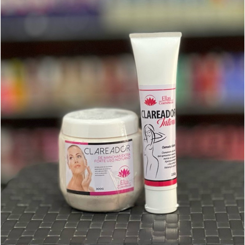 Kit: Clareador Íntimo e Clareador para o corpo todo | Shopee Brasil