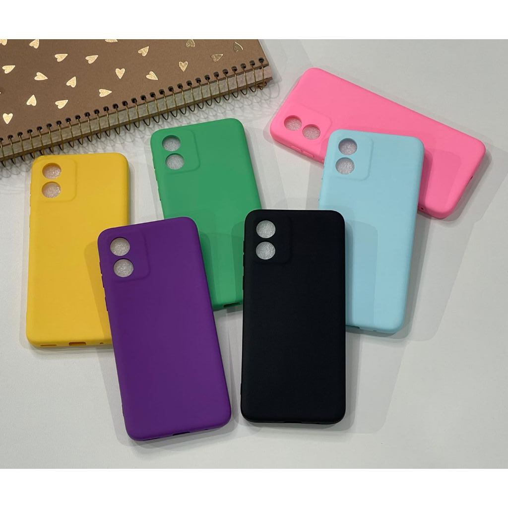 Kit Protetora Capa Capinha + Película 3D Motorola - E13 - Silicone ...