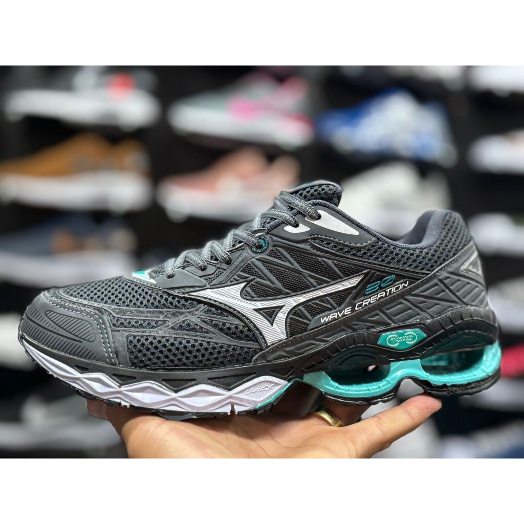 Tenis Mizuno masculino Creation 20 azul bebe confortavel | Shopee Brasil