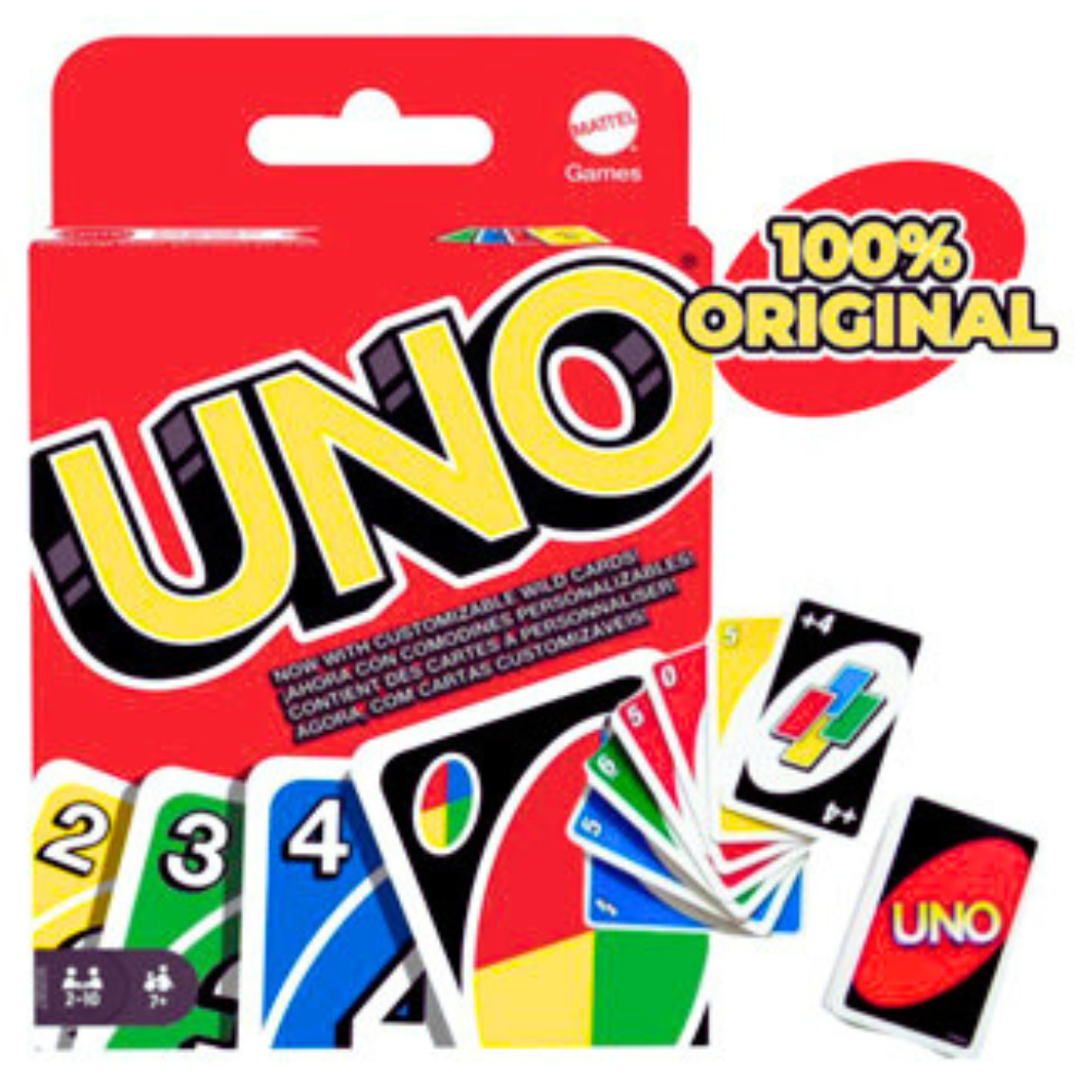 Jogo Uno Original Mattel Diversão Sem Limites Para Jogar Com Família e ...