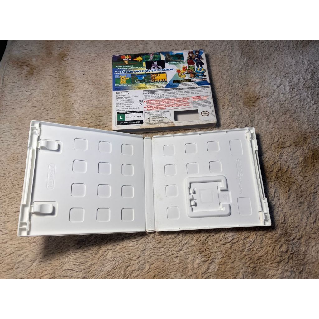 Nintendo 3DS Pokemon X Caixa e manual - Faz a Boa!