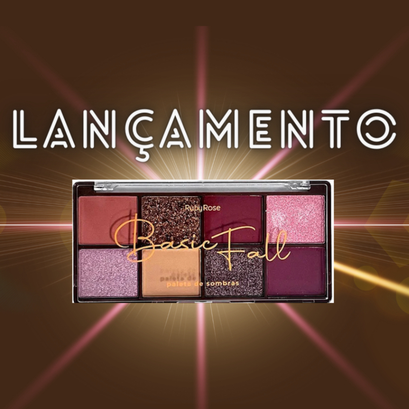Paleta de Sombras Basic Fall / Ruby Rose | Shopee Brasil
