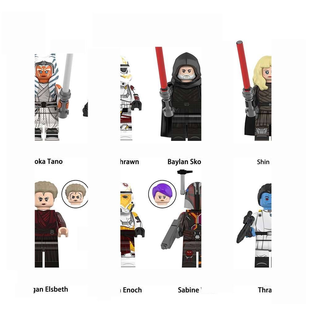 St war s minifigures de coleção thrawn sabine w ash0 ka tano | Shopee ...
