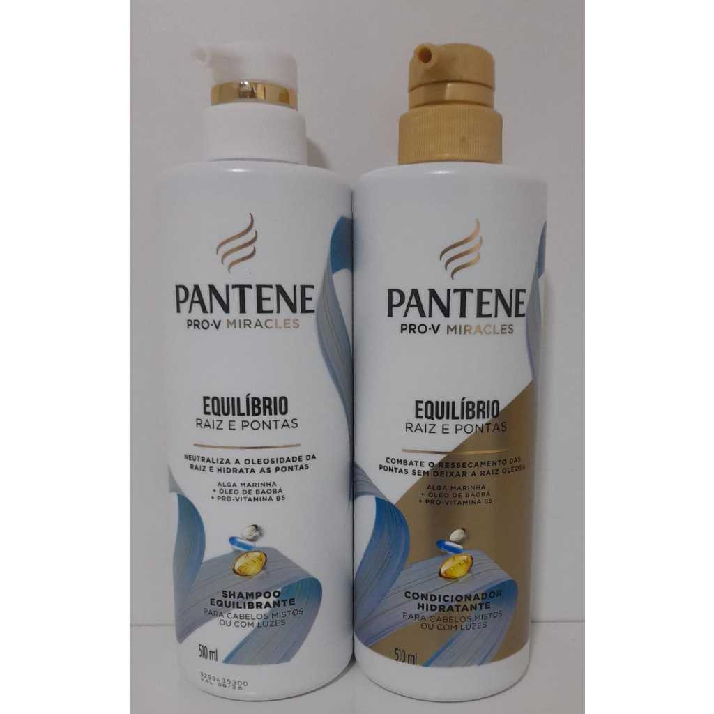 KIT PANTENE PUMP EQUILÍBRIO SHAMPOO+CONDICIONADOR 510ML | Shopee Brasil