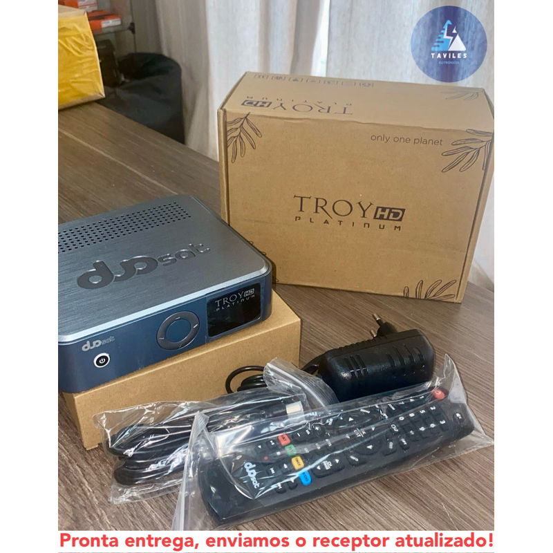 Receptor Duosat Troy Platinum HD ( Atualizado) - Corre Que Ta Baratinho