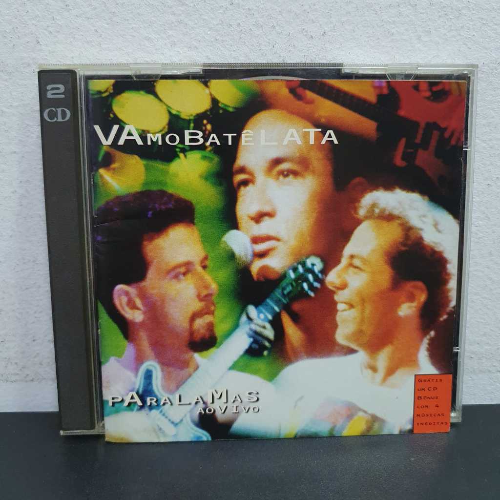 CD Duplo Paralamas Ao Vivo Vamobatêlata - Original Vamô Bate Lata ...