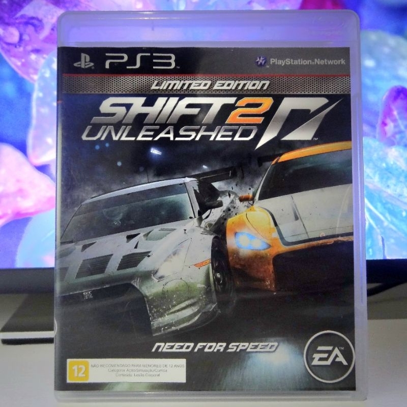 NFS - Need For Speed Shift 2 Unleashed PS3 Mídia Física Jogo Original ...